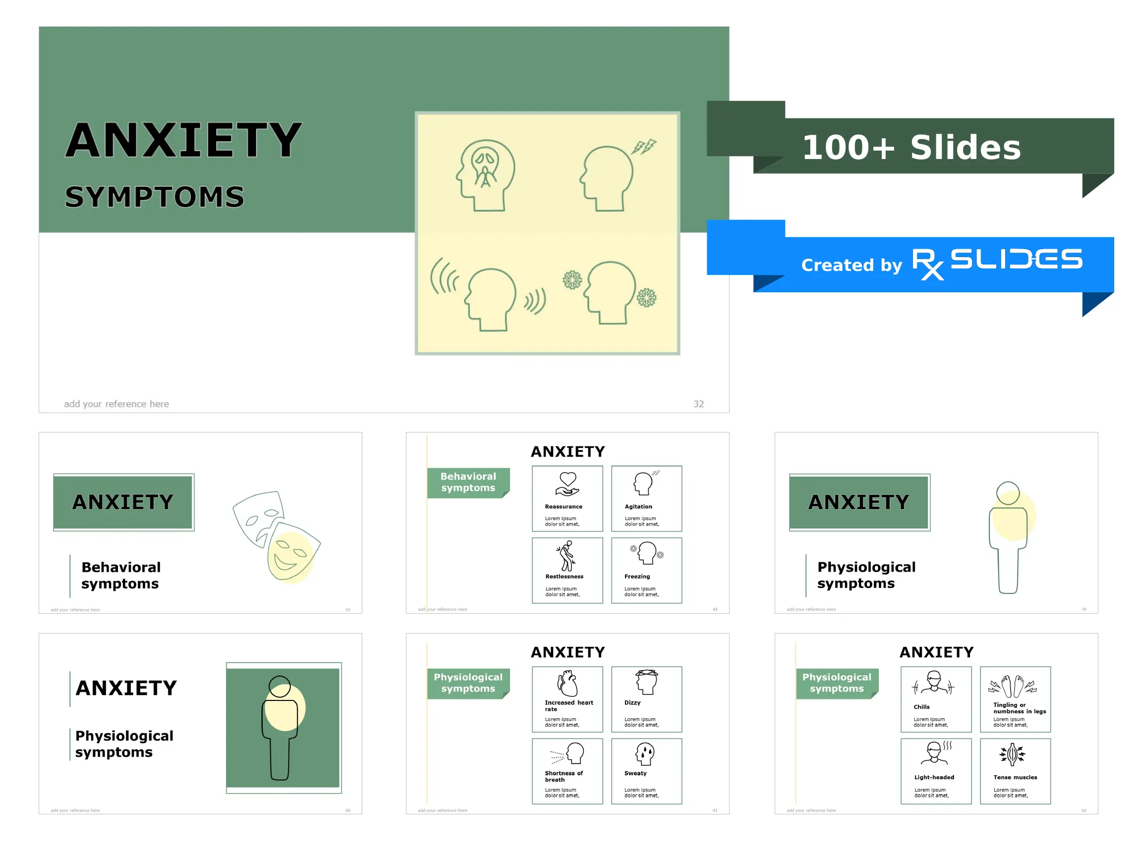 Download Anxiety PowerPoint Template| RxSlides